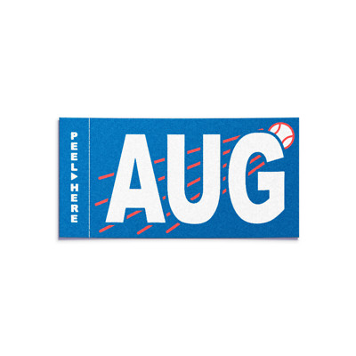 AUGUST - California Month Sticker - License Plate - LA Dodgers ...