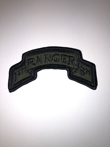 U.S. Army 1st Ranger Battalion Subdued Shoulder Patch Insignia | eBay