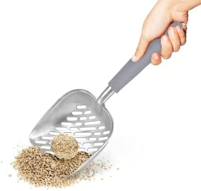 Sungrow Cat Litter Scoop - Premium Multicat Metal Sifter with Deep ...