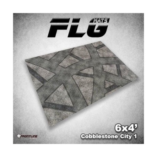 Frontline Gaming Playmat 6' x 4' - Cobblestone City #1 New | eBay UK