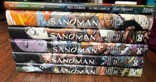 THE SANDMAN The Deluxe Edition Hardcover Set of 6 - Overture Gaiman 1 2 ...
