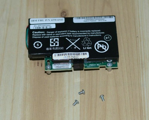 IBM BBU07 Battery 43W4342 46C9040 For IBM M5014 M5015 LSI 9260 9261 ...