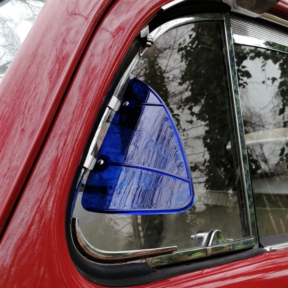 Breezies Wind Deflectors for classic car vw mini jaguar beetle BLUE ...
