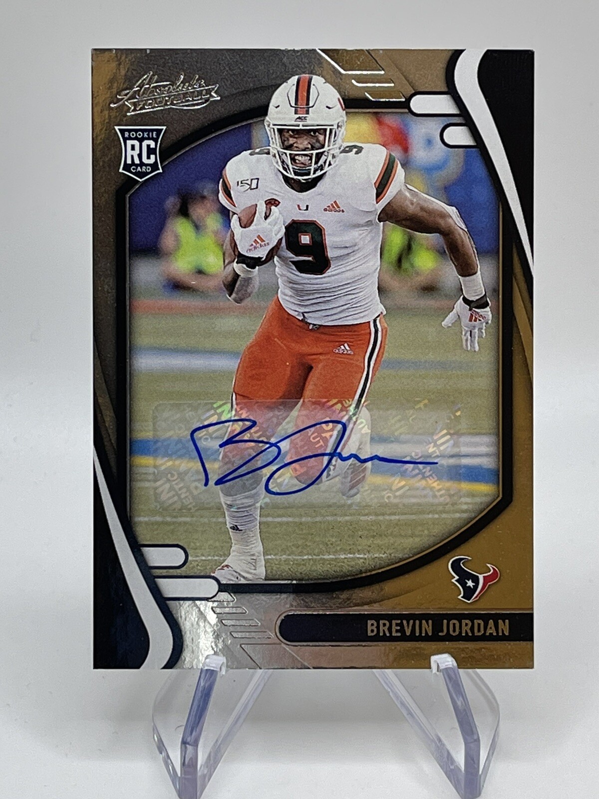 BREVIN JORDAN 2021 Panini Absolute RC Autograph HOUSTON TEXANS #171 | eBay