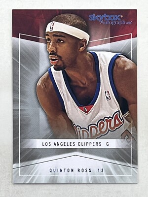 Quinton Ross 2004-05 Skybox Autographics /750 #95 NBA Los Angeles ...