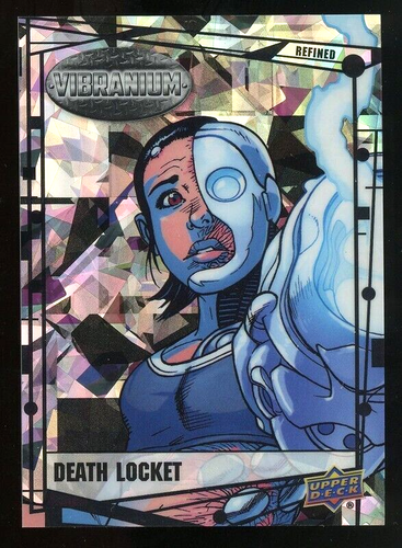 DEATH LOCKET 2015 UD Marvel Vibranium #83 REFINED Parallel SP /99 ...