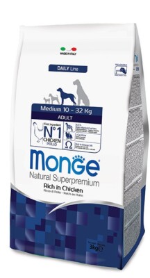MONGE CIBO SECCO CANE CROCCANTINI MEDIUM POLLO 12 KG 8009470004275 | eBay