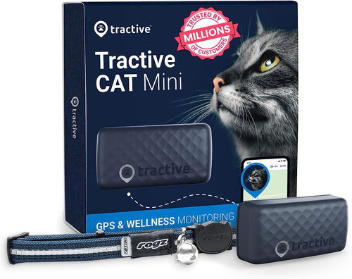 Tractive Mini GPS Cat Tracker | Market Leader | Real-Time Location ...