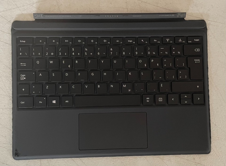 Genuine Microsoft Surface Pro Keyboard for Pro 7/6/5/4(1725)Blk * Int ...