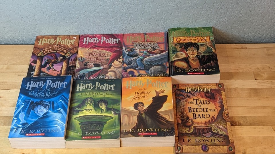Harry Potter Paperback Book Set Complete Series 1-7 by J.K. Rowling | eBay