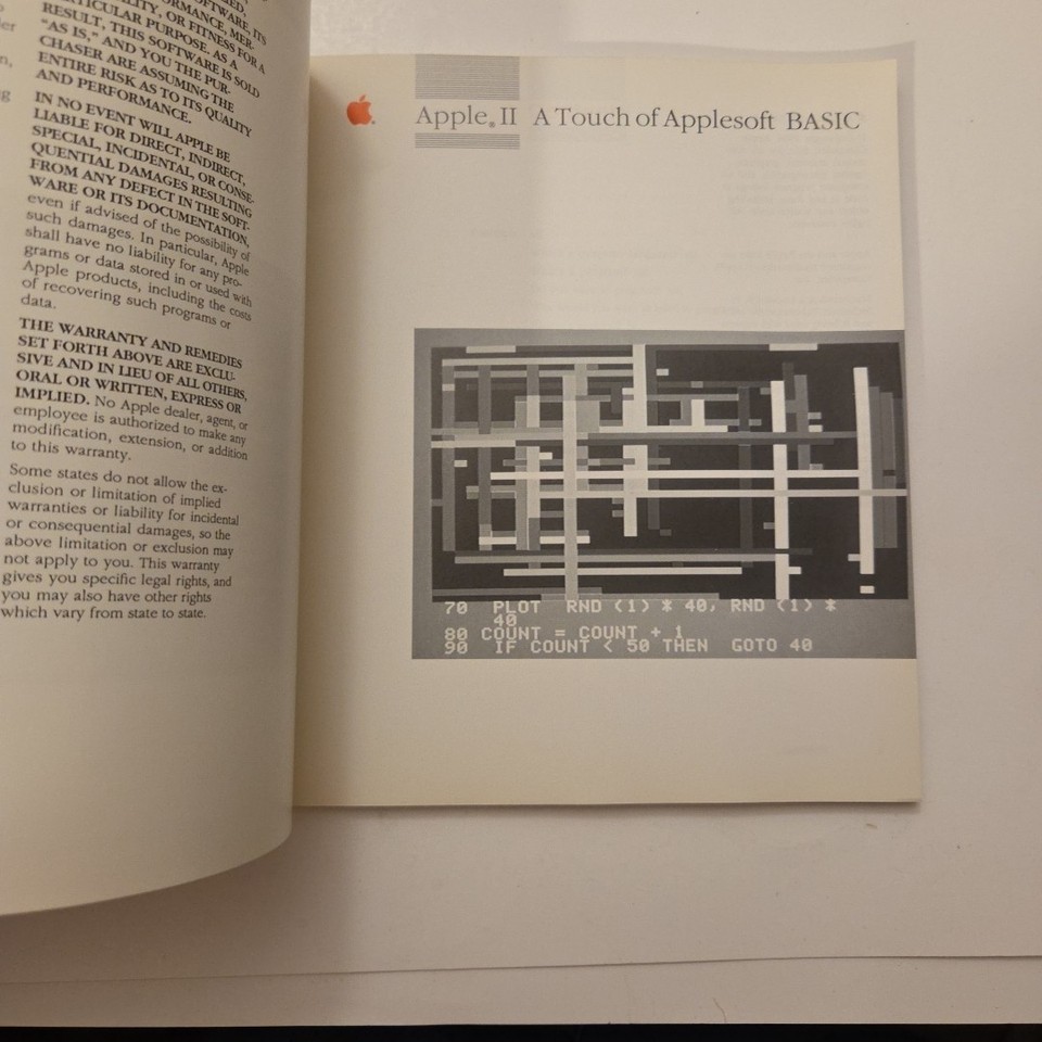 Apple II Users Guide Manual Lot Set Up Apple IIGS ~Applesoft BASIC ~ 5.25 Drive | eBay