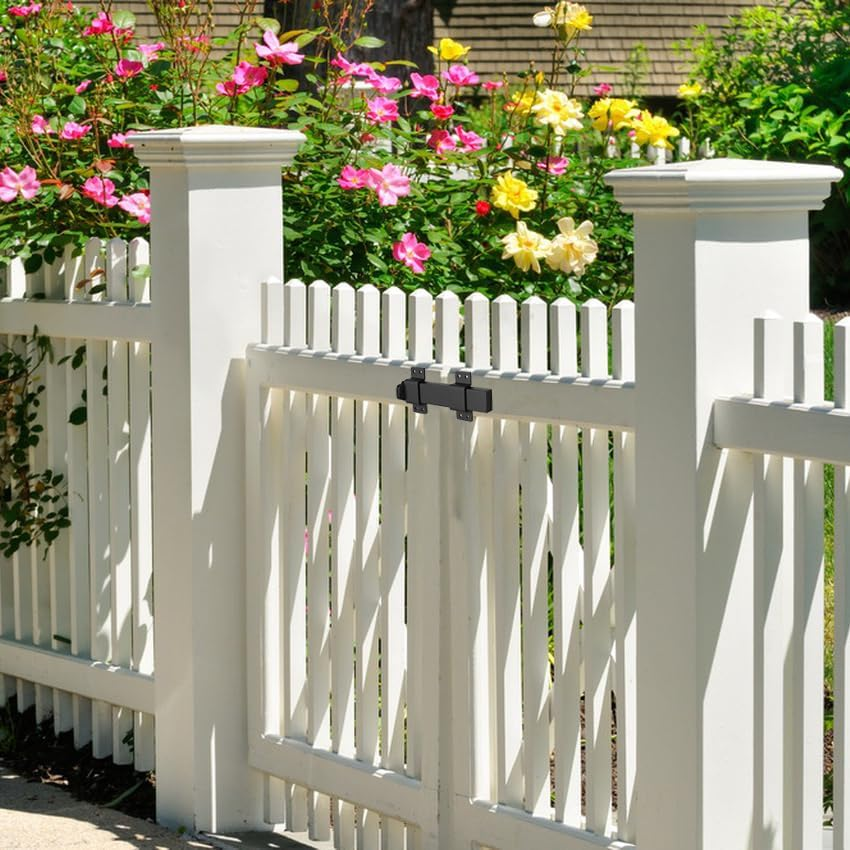 Slide Gate Latch,Slide Gate Latch Lock with Padlock Hole, Suitable for ...