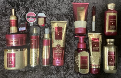 Bath & Body Works 15 Pc Set Luminous Cream, Wash, Candle, Mist, Soap ...