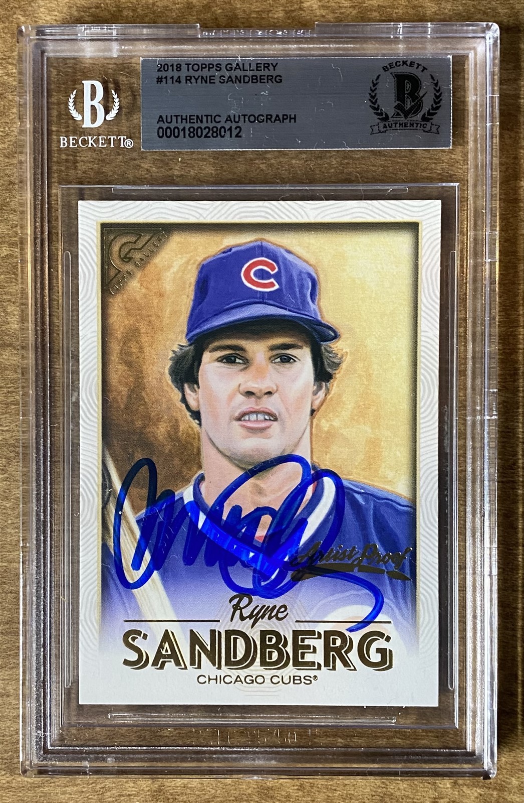 Ryne Sandberg Signed 2018 Topps Gallery Autograph Card BAS Authentic | eBay