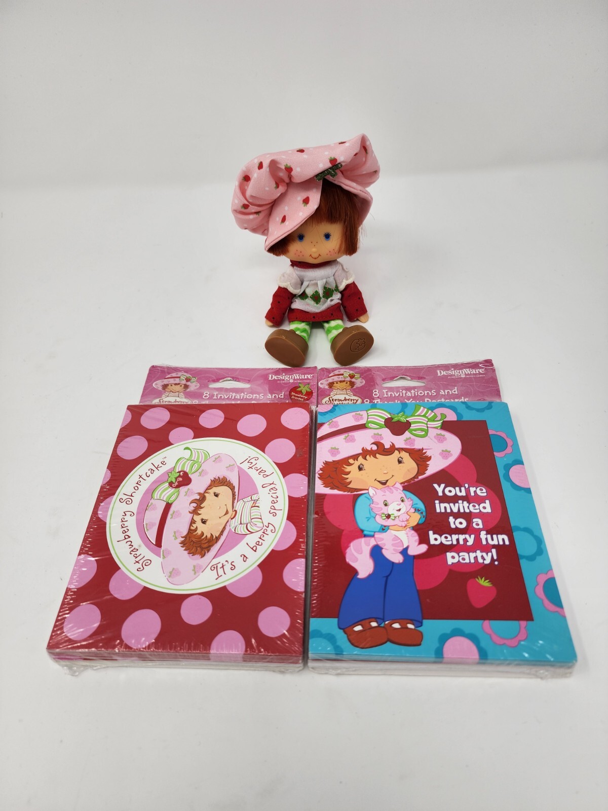 Strawberry Shortcake Handmade Invitations