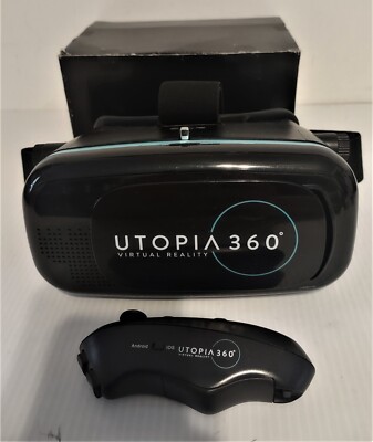 Utopia 360 VR Headset with Wireless Bluetooth Controller - iPhone & Android | eBay