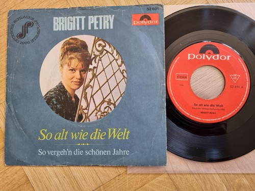 7" Single Brigitt Petry - So alt wie die Welt Vinyl Germany | eBay