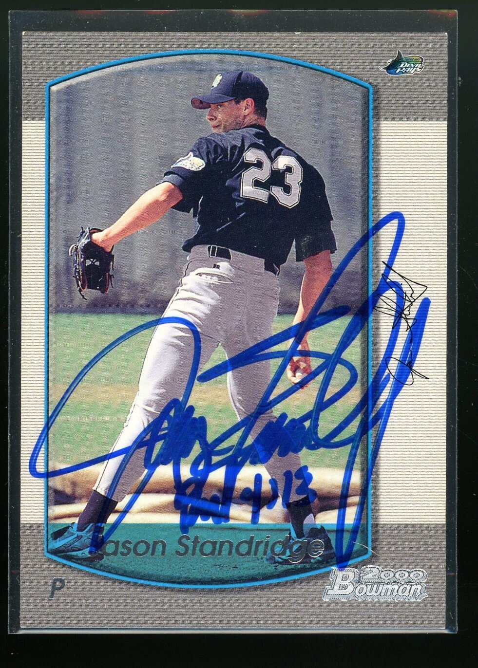 2000 Bowman JASON STANDRIDGE Signed Card autograph AUTO RAYS REDS | eBay