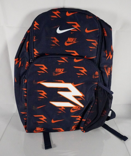 3Brand Russell Wilson Nike Laptop Backpack Navy Blue All Over Nike ...