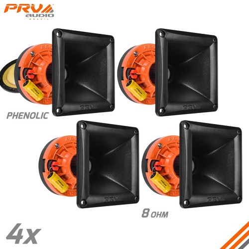 4x PRV Audio WG270Ph Compact Phenolic 2" VC Compression Driver + Horn ...
