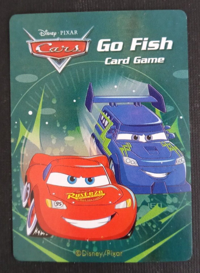 Disney Cars Go Fish Card Game Lightning McQueen Circle #5 | eBay