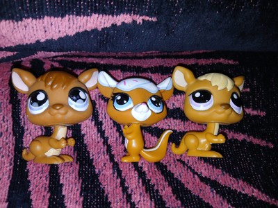 LOT authentic littlest LPS 682 983 + Rare kangourou kangaroo petshop ...