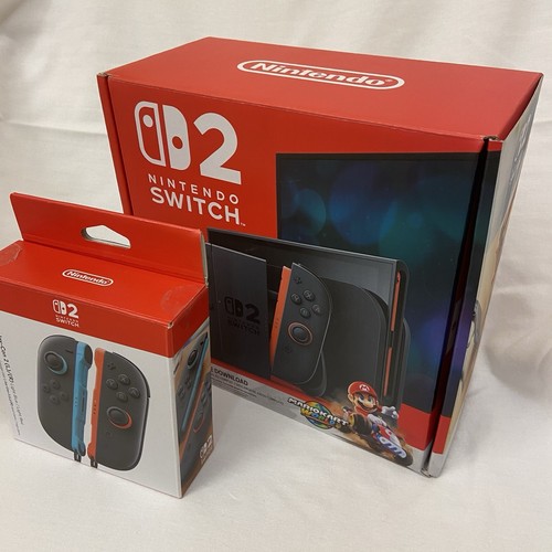 BOXES ONLY🔥 Nintendo Switch 2 Mario Kart World Bundle Collectors 🔥 NO ...