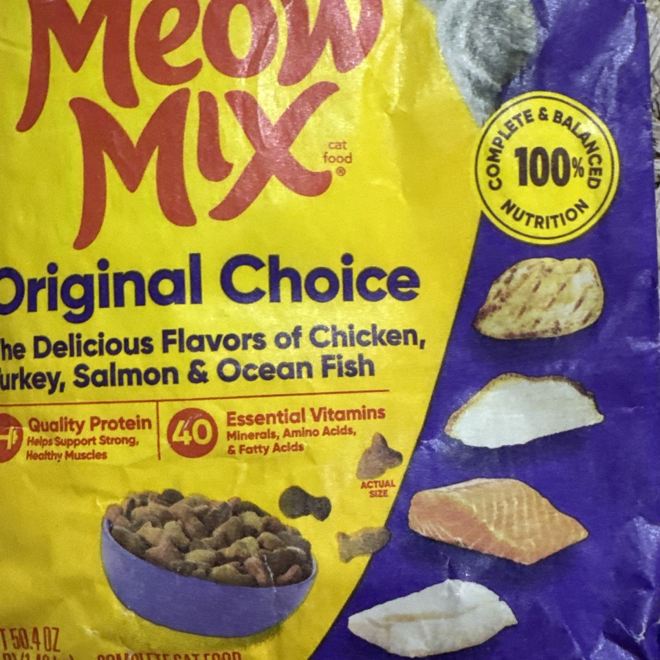 Meow Mix Original Choice Dry Cat Food, 30 Pound Bag | eBay