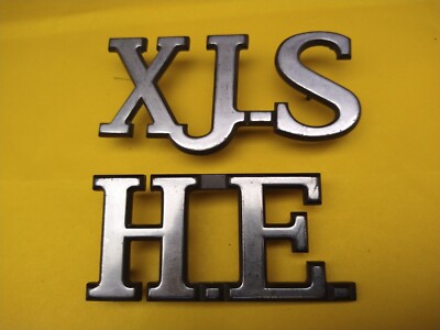 1982 1983 1984 1985 1986 Jaguar XJS HE Rear Trunk Emblems (2) | eBay