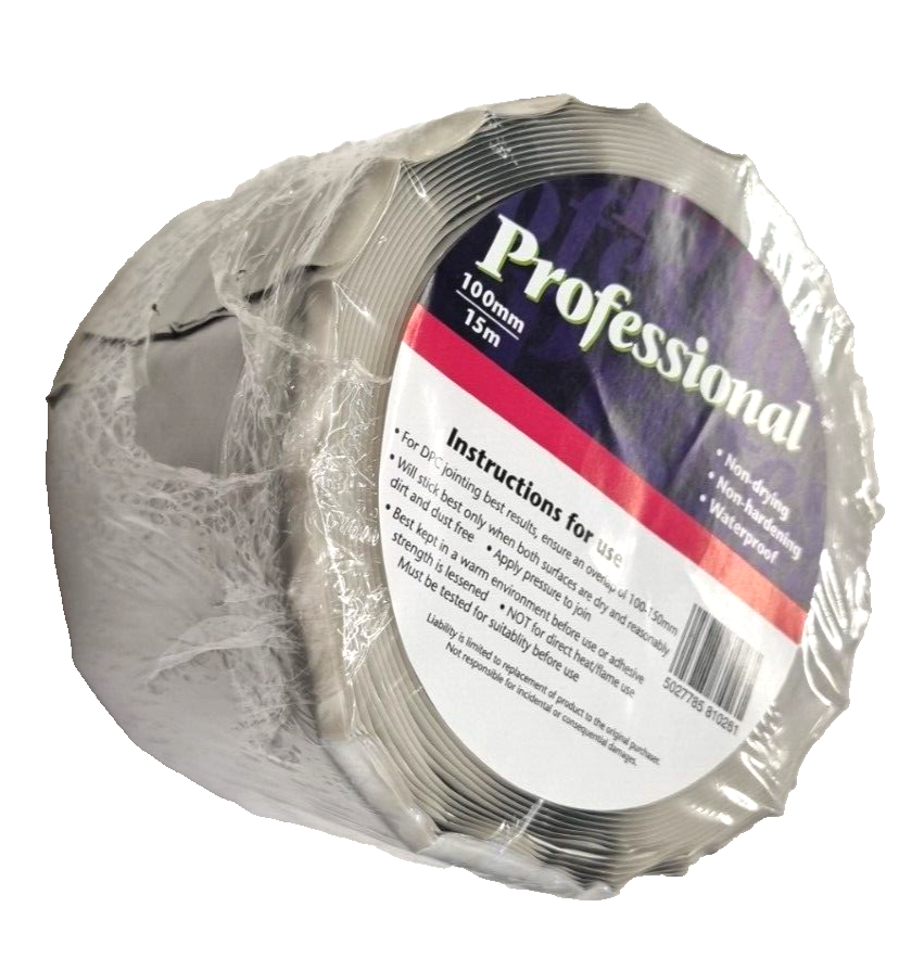 DPC Double Sided Jointing Tape (Butyl) 100mmx15m pond liner roofing ...