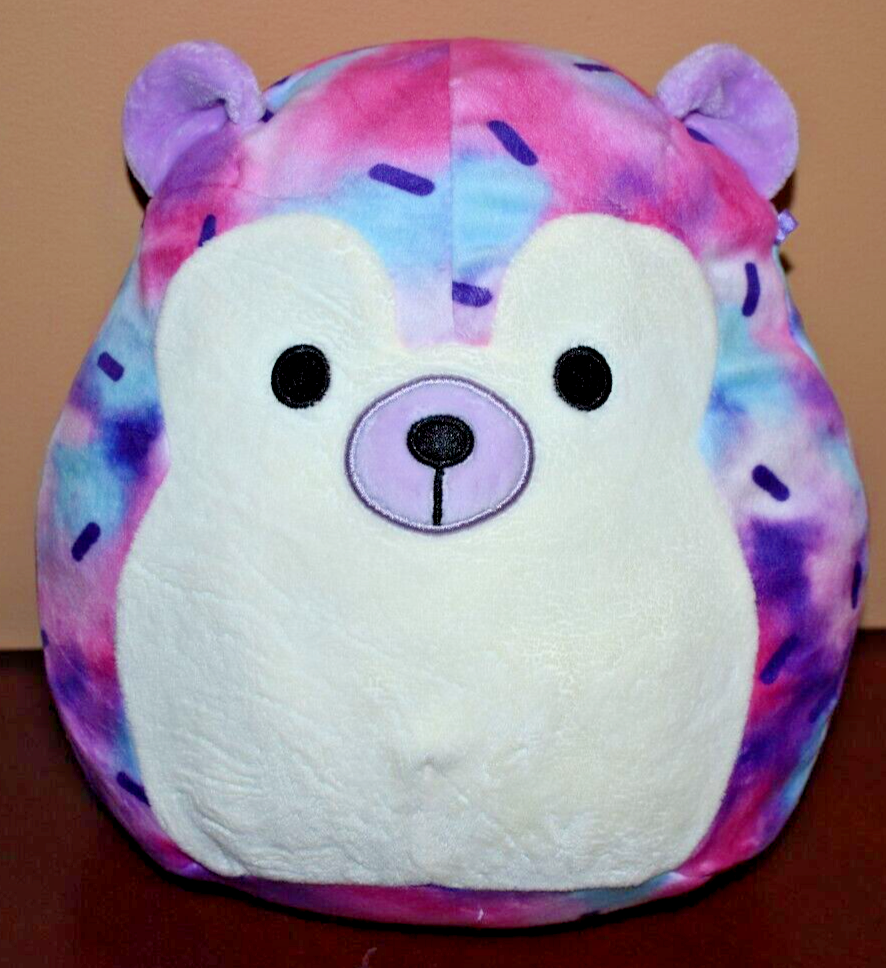 Squishmallows 2021 8" Yasmin the Pink Purple Blue Tie Dye Hedgehog ...