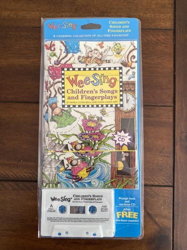 NEW Wee Sing Children's Songs and Fingerplays Book, Cd,and Cassette ...