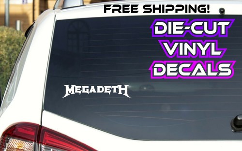 Megadeth Vinyl Sticker Decal car truck window fridge laptop tablet ...