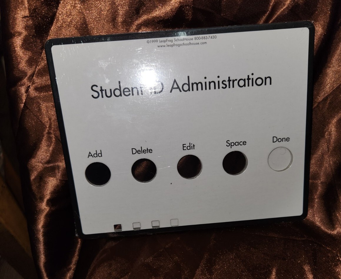 1999 Leapfrog Schoolhouse Leap Cards Student ID Administration NEW | eBay