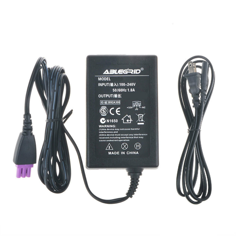 AC Adapter For HP Photosmart Plus B209A B209B B209C Printer Power ...