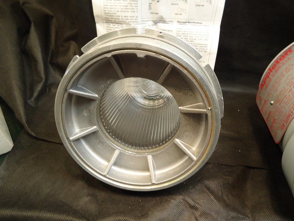 NEW APPLETON HID HPS HAZARDOUS LOCATION LIGHT FIXTURE CJB70L-MT ...