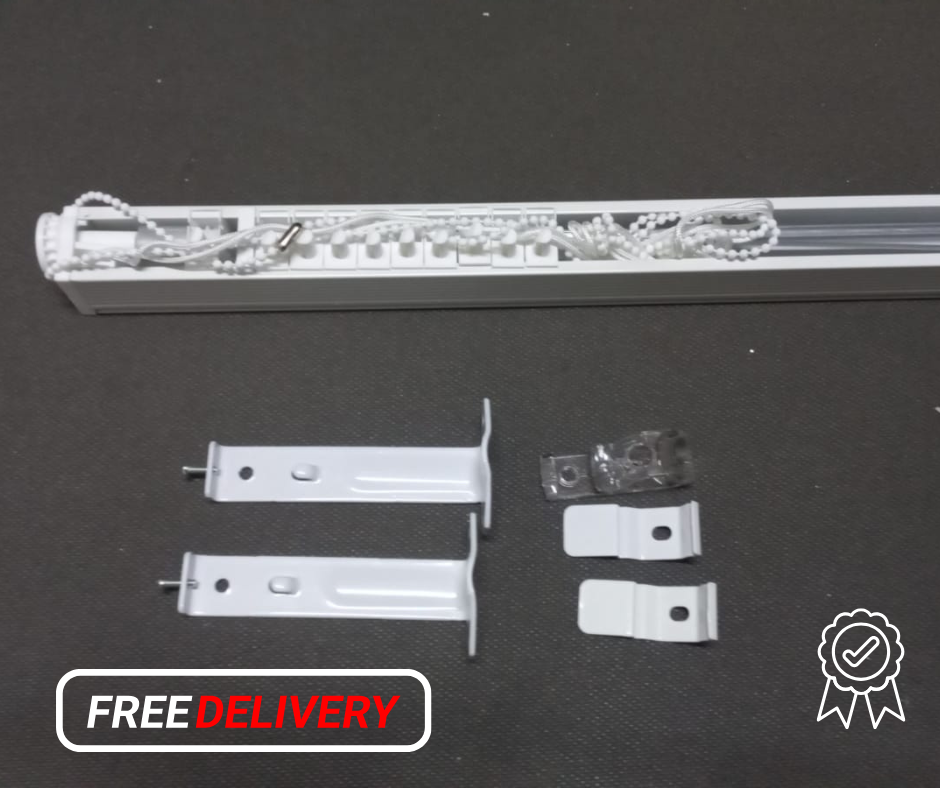 Made to Measure 89mm (3.5") - Vertical Blind Headrail Track | eBay UK