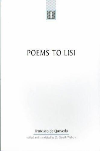 Poems to Lisi by Francisco de Quevedo (2006, Trade Paperback) for sale ...