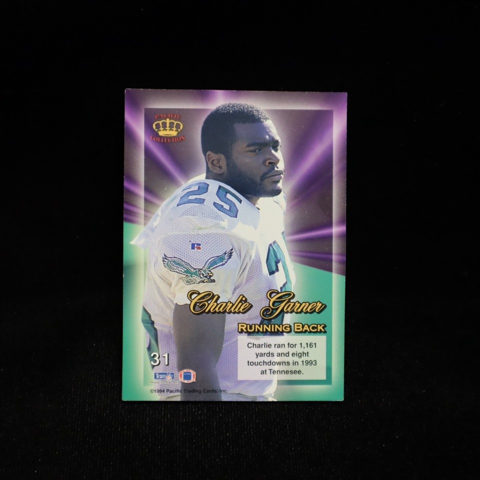 1994 Charlie Garner Philadelphia Eagles Pacific Crown Collection #31 | eBay