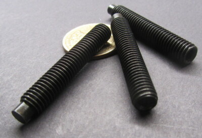 Steel 1/2 Dog Point Set Screws, Extended Tip, M8 x 1.25 x 50 mm Length ...