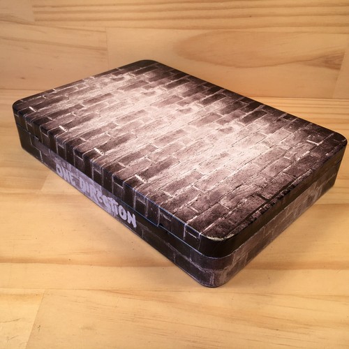 ONE DIRECTION "Grey" Awesome Brick Wall Decorative Tin Metal Make-up ...