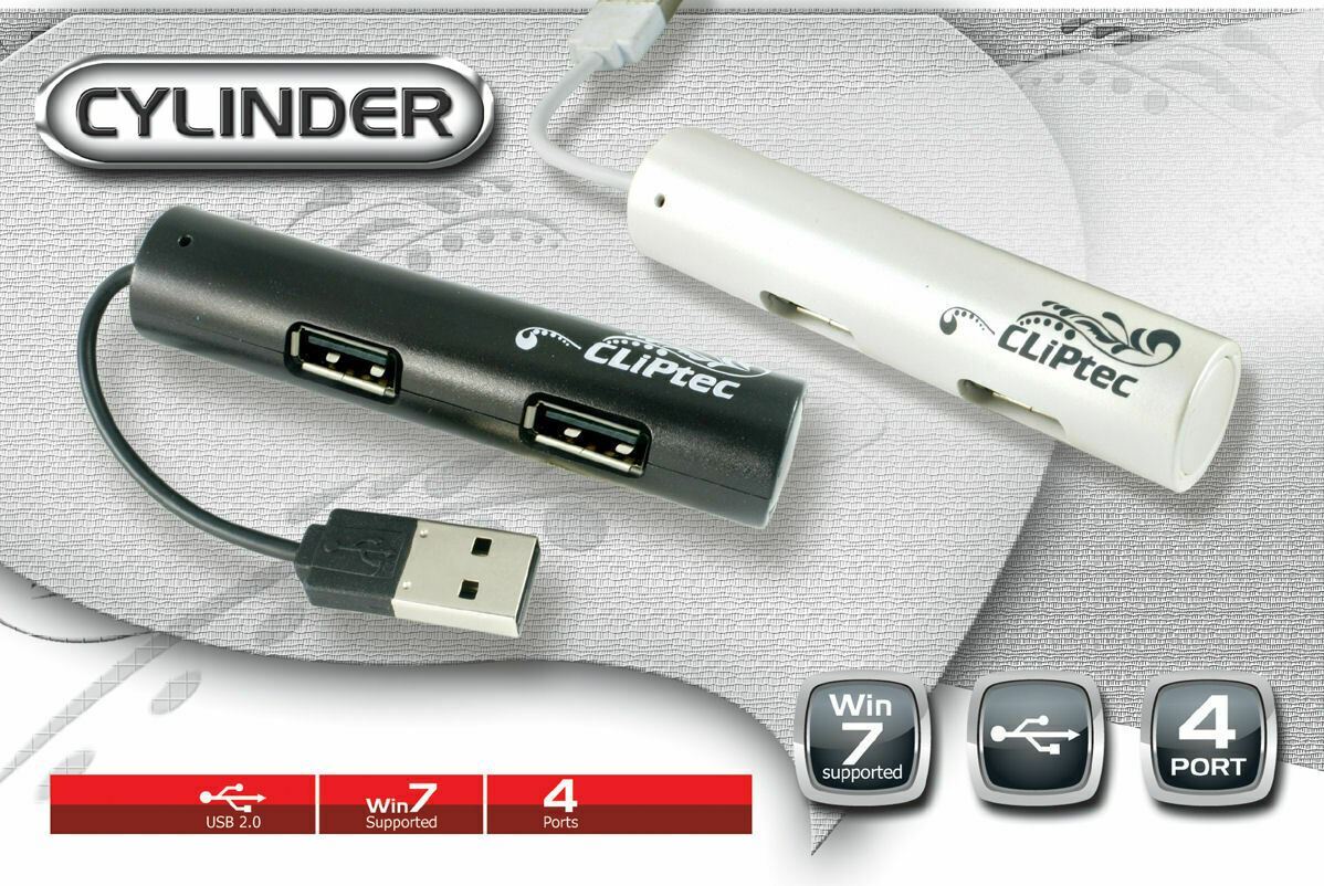 CLiPtec 4 Port Mini USB 2.0 Spliiter Box Expansion Hub - White | eBay UK