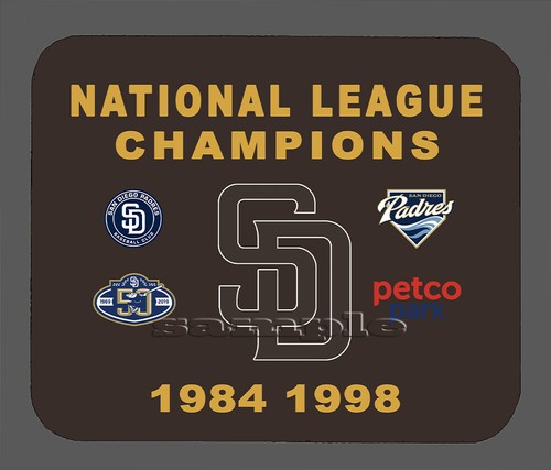 San Diego Padres Championship Banner Mouse Pad Item#1613 | eBay