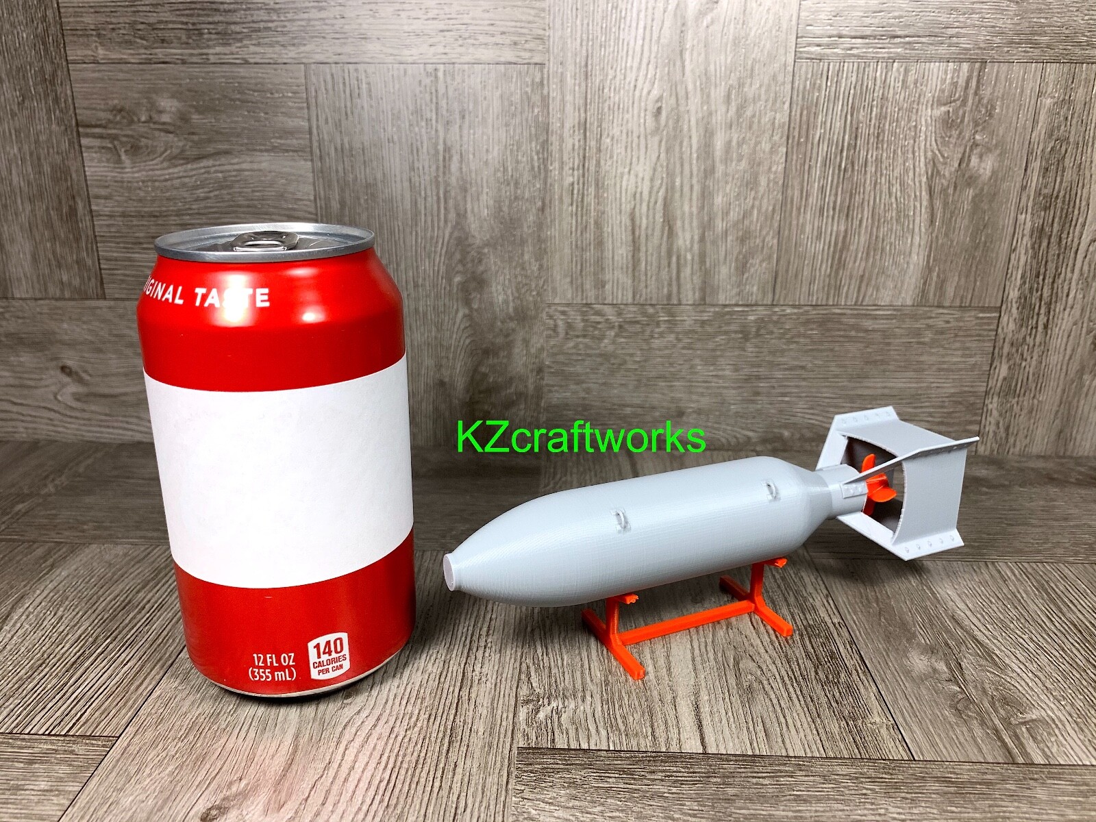 100 LB Bomb Model with Display Stand - US Military - 3D Printed - US ...