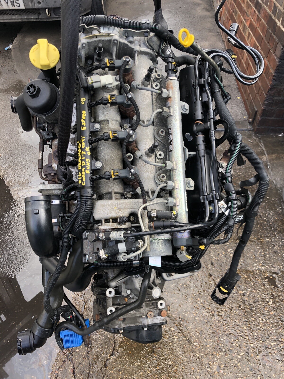 Vauxhall Corsa D 1.3 Cdti Complete Engine / Gearbox Z13DTJ 71000 Miles ...