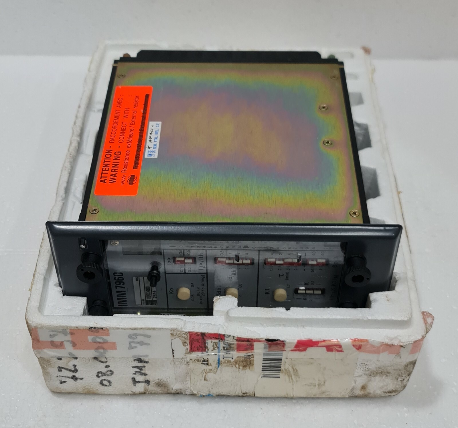 CEE / ICE IMM 7960 DIGITAL MOTOR PROTECTION RELAY IMM7960 IN:5A 110VCC ...