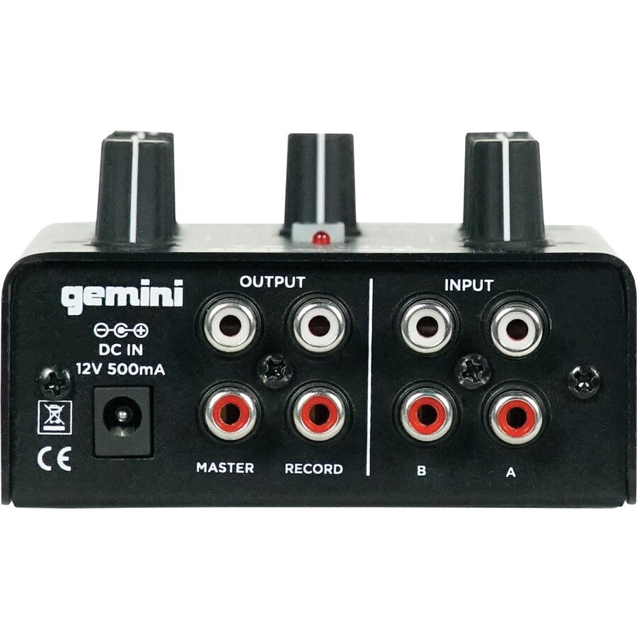 gemini MM1BT 2-Channel Professional Analog DJ Mixer with Bluetooth ...