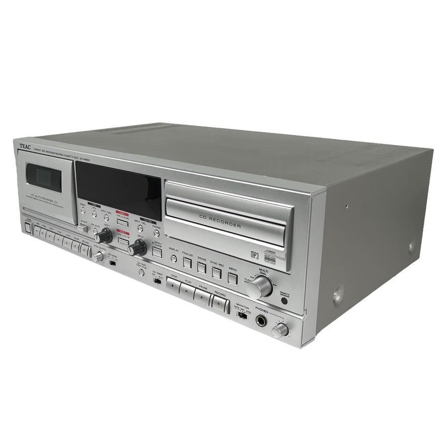 TEAC AD-RW900 CD Compact Disc Recorder Reverse Cassette Deck USB silver ...