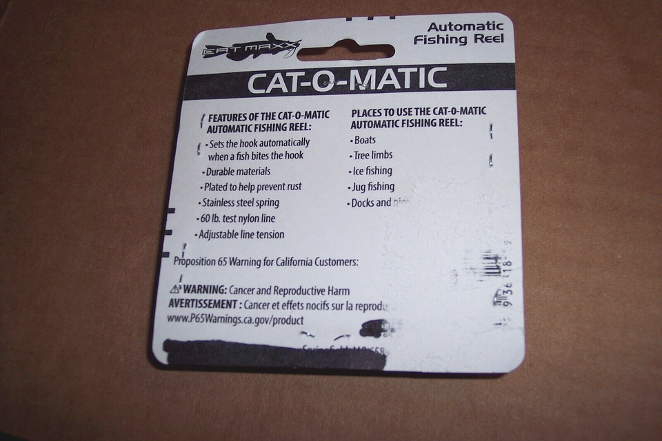 Automatic Fishing Reel Yo Yo Style 60 # Test Cat-O-Matic Reel Limb Line ...