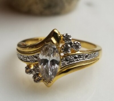 SETA gold Tone Ring Size 10 | eBay